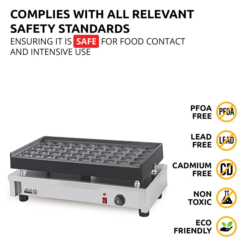 ALDKitchen Poffertjes Maker | Mini Pancakes Electric Machine | 50 Pcs ...