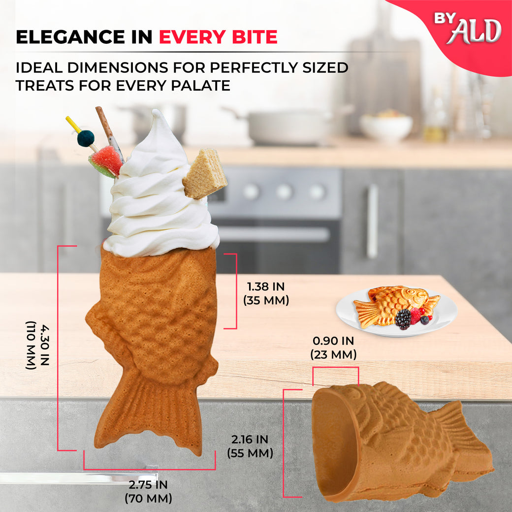 ALDKitchen Taiyaki Machine Commercial | 5 Open-Mouth Fish Shaped ...