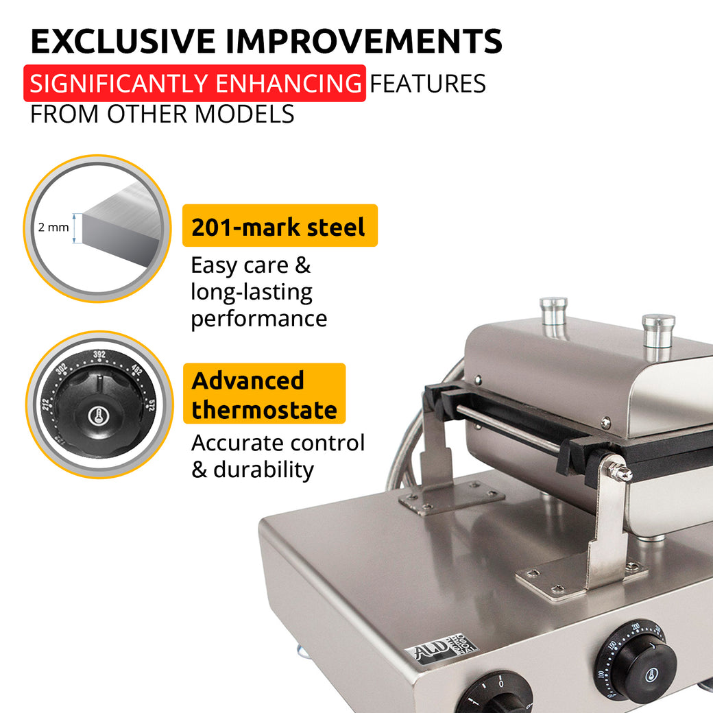 ALDKitchen Walnut Crisp Maker | Walnut Sweet Cake | 10 Pcs | Nonstick