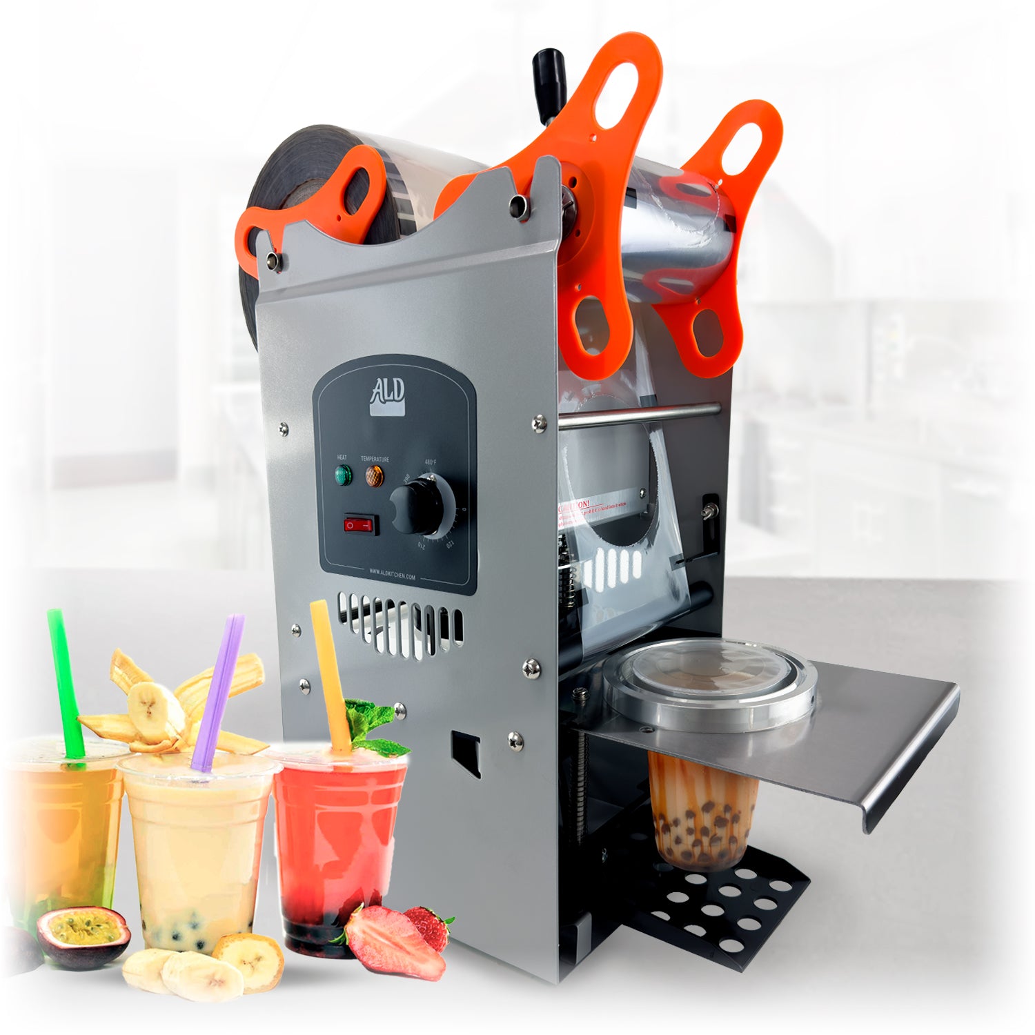 GorillaRock Boba Cup Sealing Machine Commercial | Electric Manual Cup ...