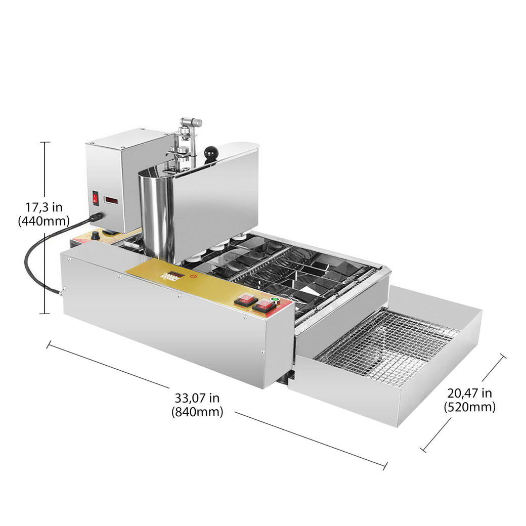 ALDKitchen Mini Donut Maker Commercial | Automatic Doughnut Frying ...
