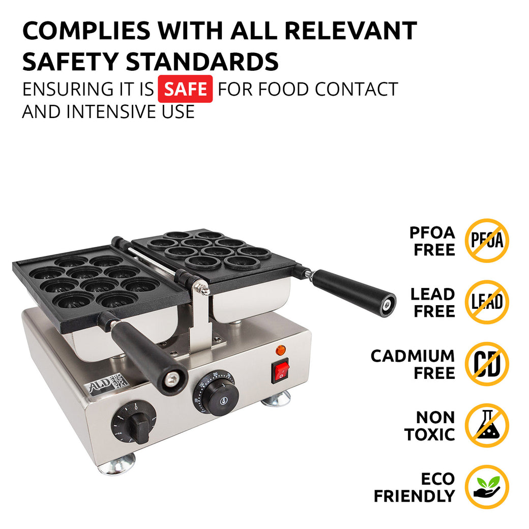 ALDKitchen Walnut Crisp Maker | Walnut Sweet Cake | 10 Pcs | Nonstick