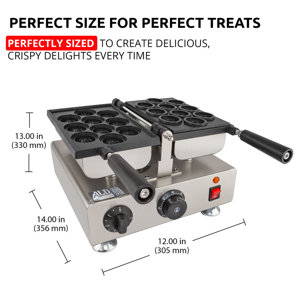 ALDKitchen Walnut Crisp Maker | Walnut Sweet Cake | 10 Pcs | Nonstick