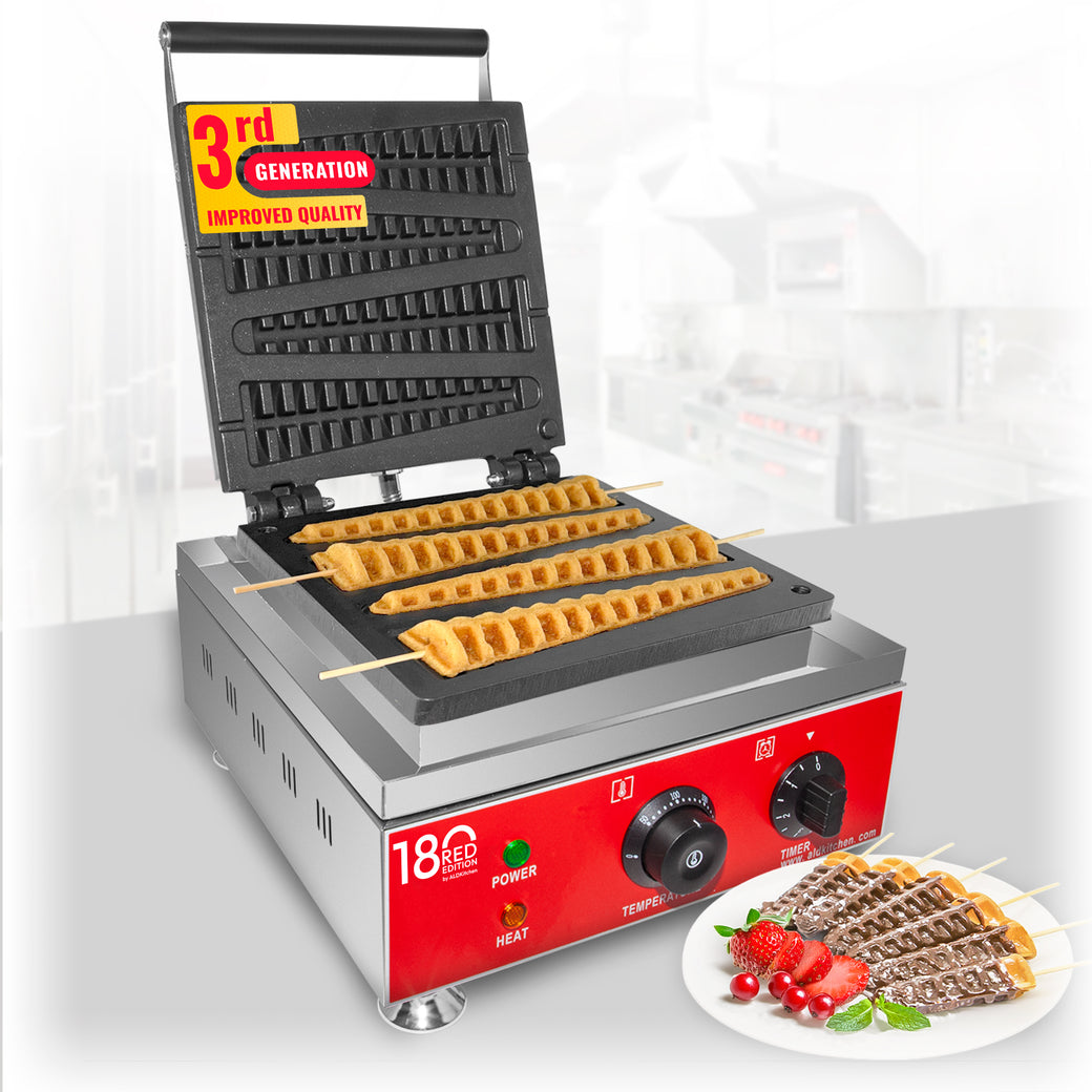 ALDKitchen Waffle Stick Maker | 4 Tree Waffles on a Stick | Stick ...