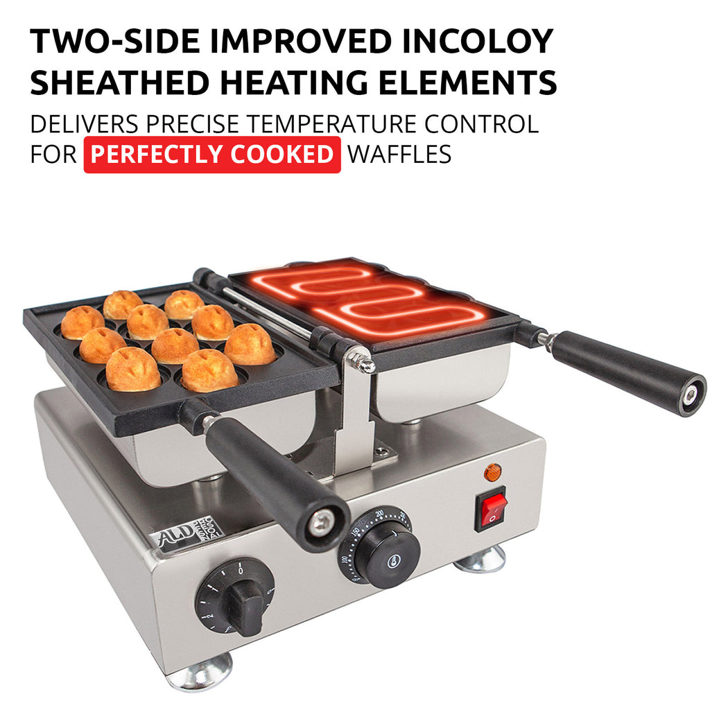 ALDKitchen Walnut Crisp Maker | Walnut Sweet Cake | 10 Pcs | Nonstick