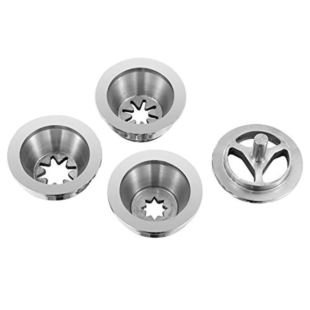 3 Sizes Stainless Steel Hollow Churro Nozzles Attachment for Spanish C
