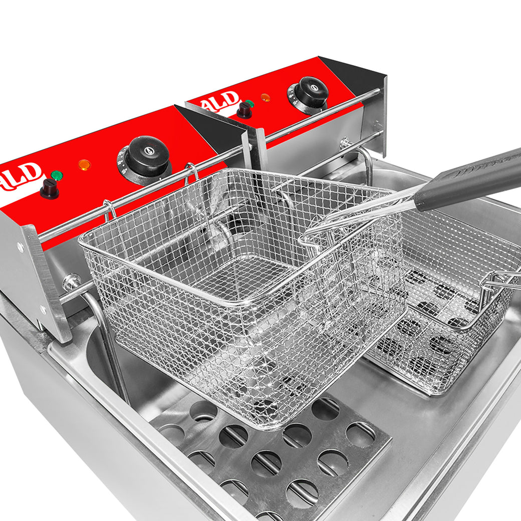 ALDKitchen Deep Fryer | 1-Basket Electric Fryer for Commercial Use ...