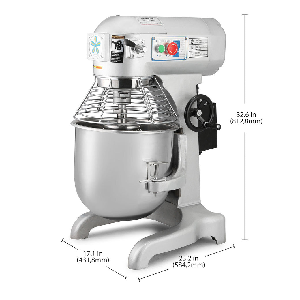 GorillaRock Food Mixer | Commercial Planetary Mixer with Dough Hook ...
