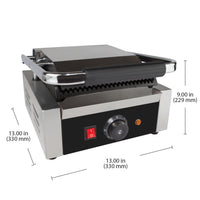 GorillaRock Panini Maker | Panini Press with a Black Panel | Nonstick