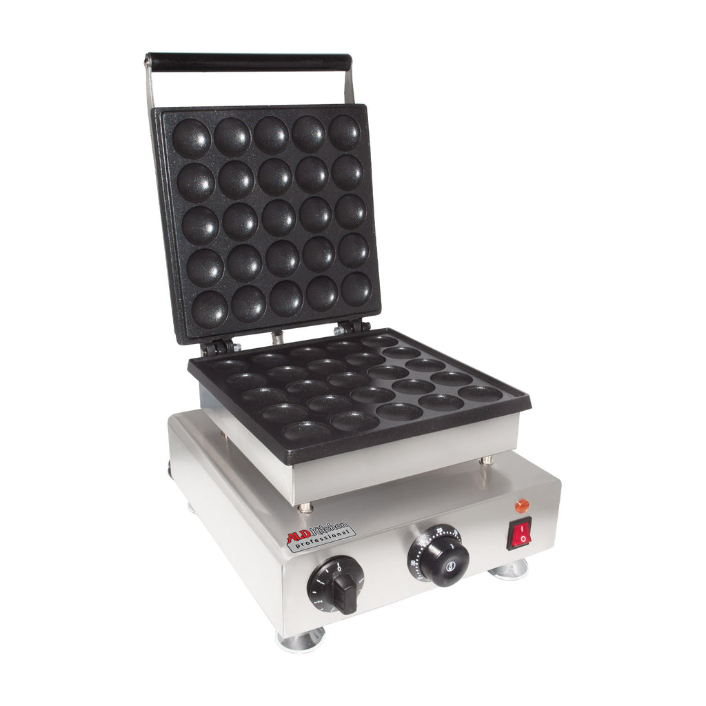 ALDKitchen Poffertjes Maker | Electric Mini Dutch Pancake Maker | 16