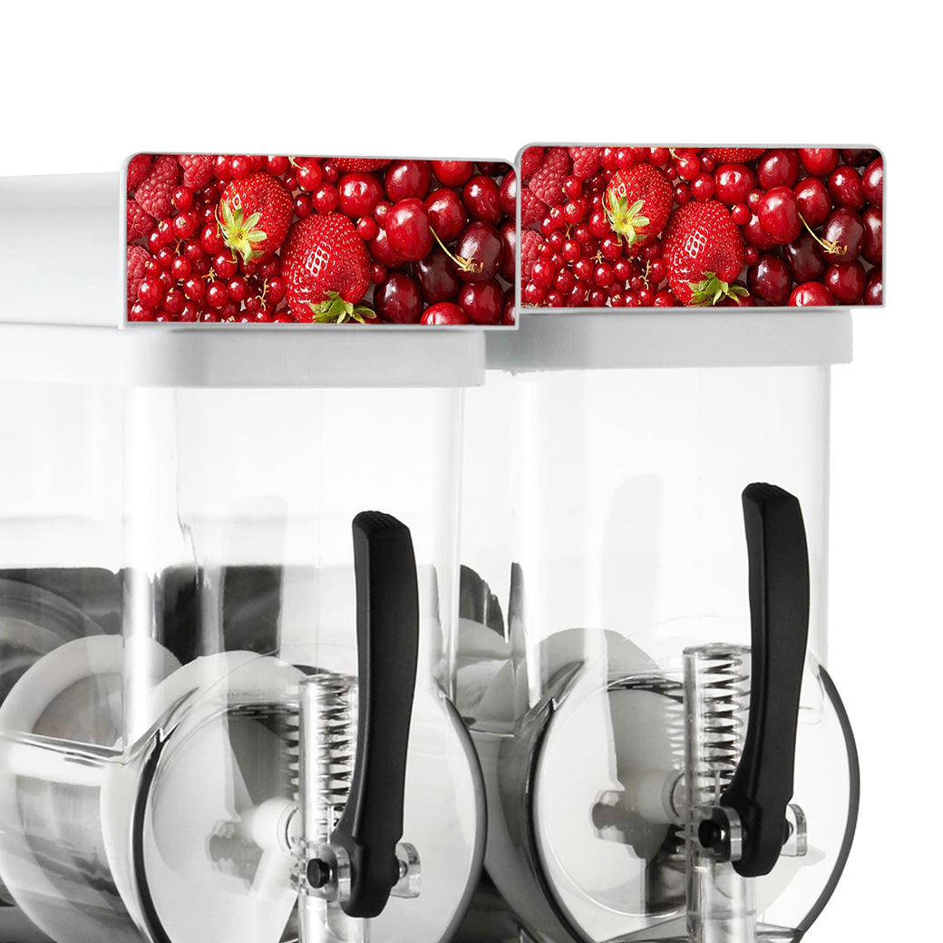 GorillaRock Commercial Slushy Maker | 2-tank Slush Machine | 15L x 2 ...
