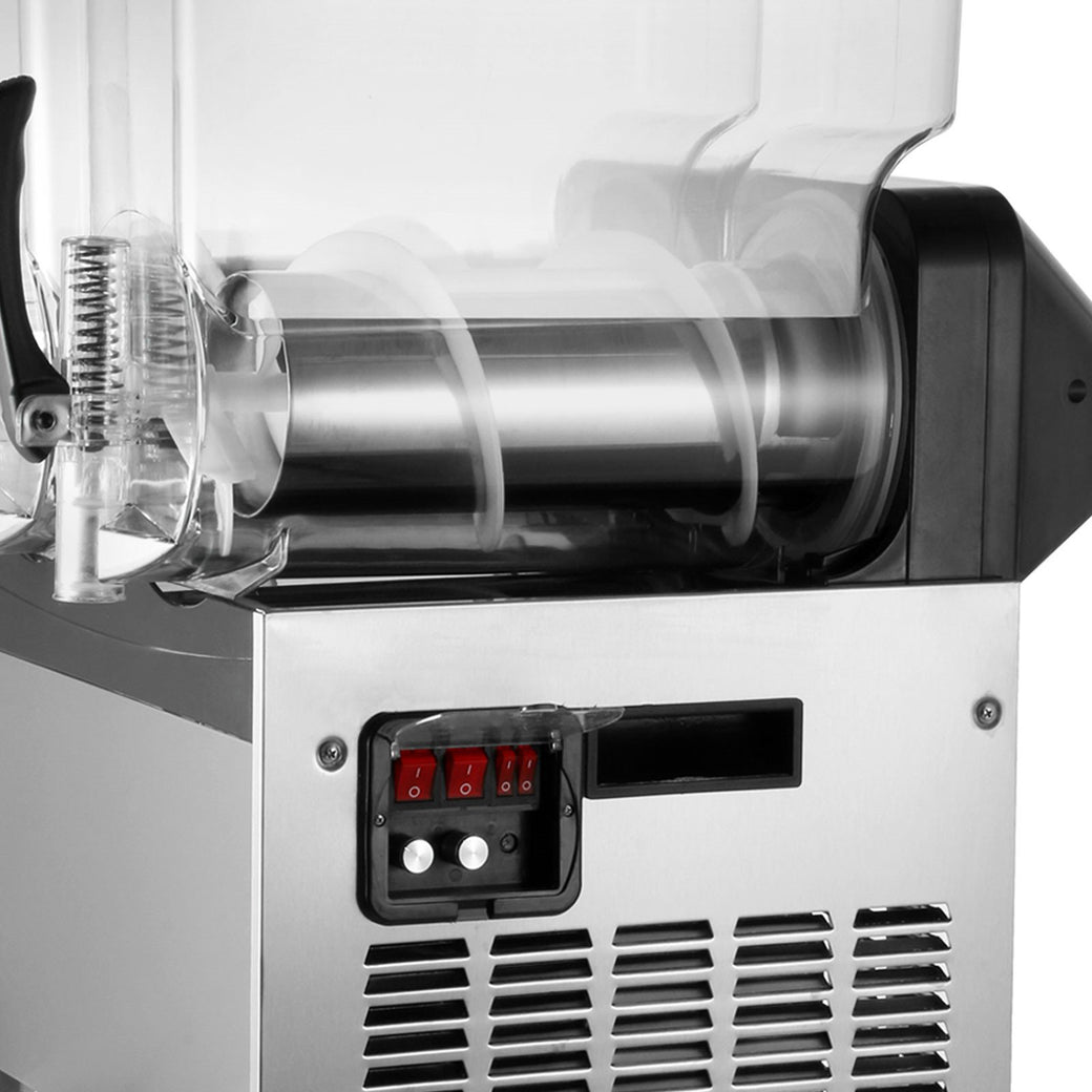 GorillaRock Commercial Slushy Maker | 2-tank Slush Machine | 15L x 2 ...